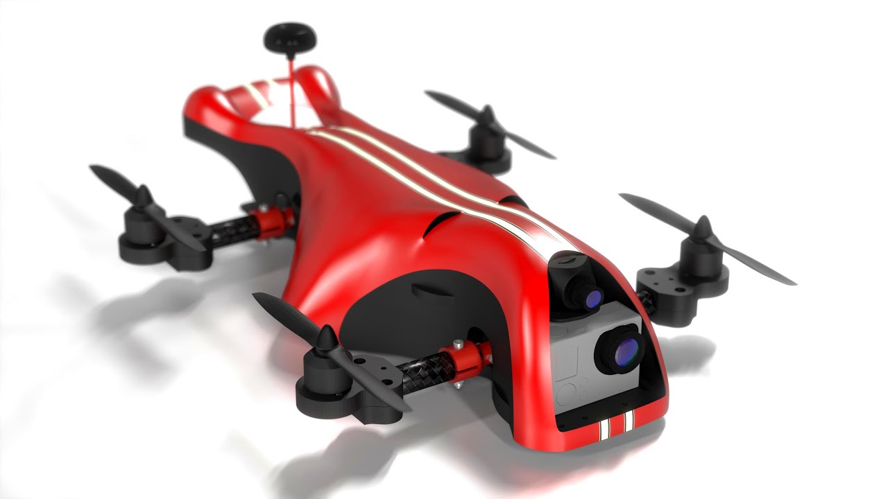 TILT Racing Drone In Action - YouTube