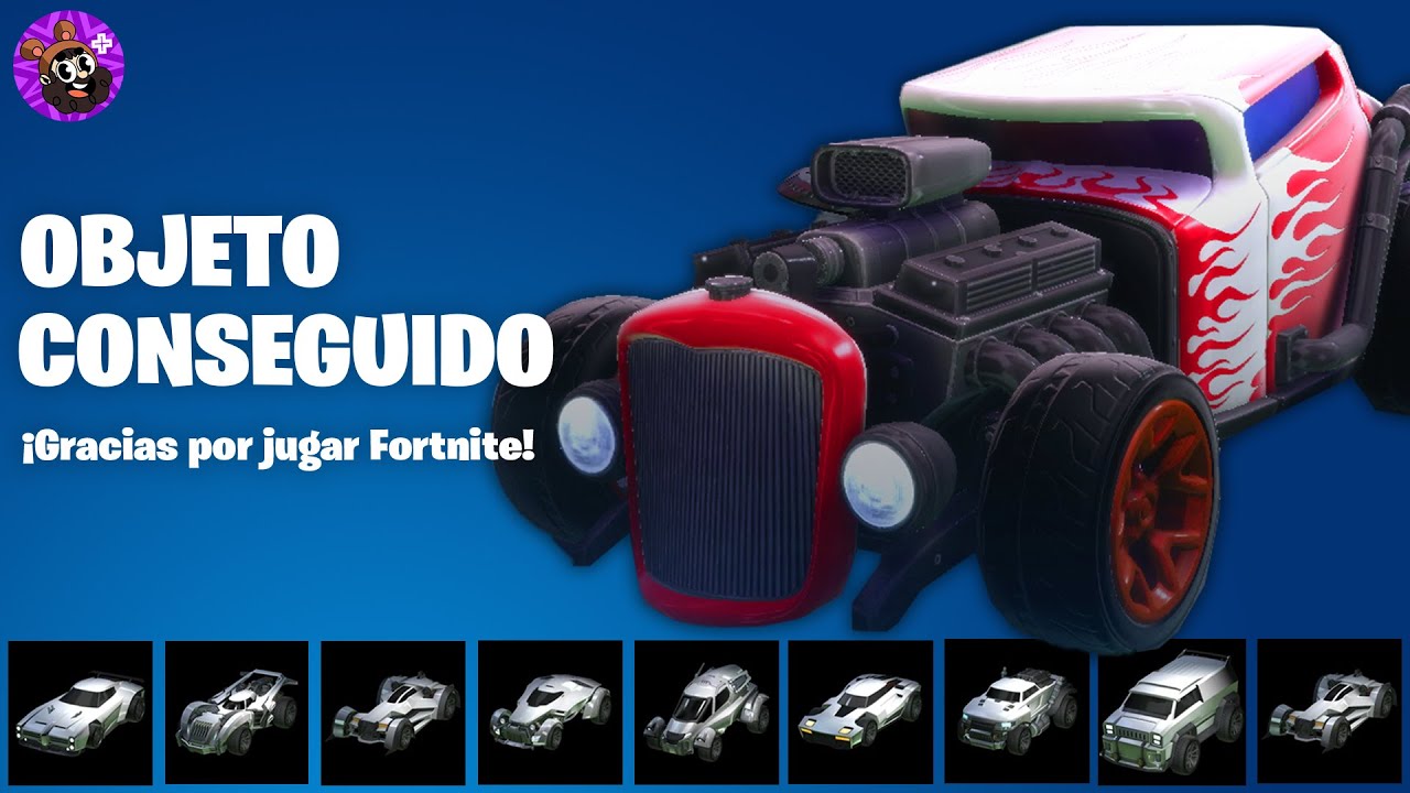 ¡NUEVO AUTO GRATIS EN FORTNITE! + LOS 11 AUTOS QUE PUEDES CONSEGUIR ...