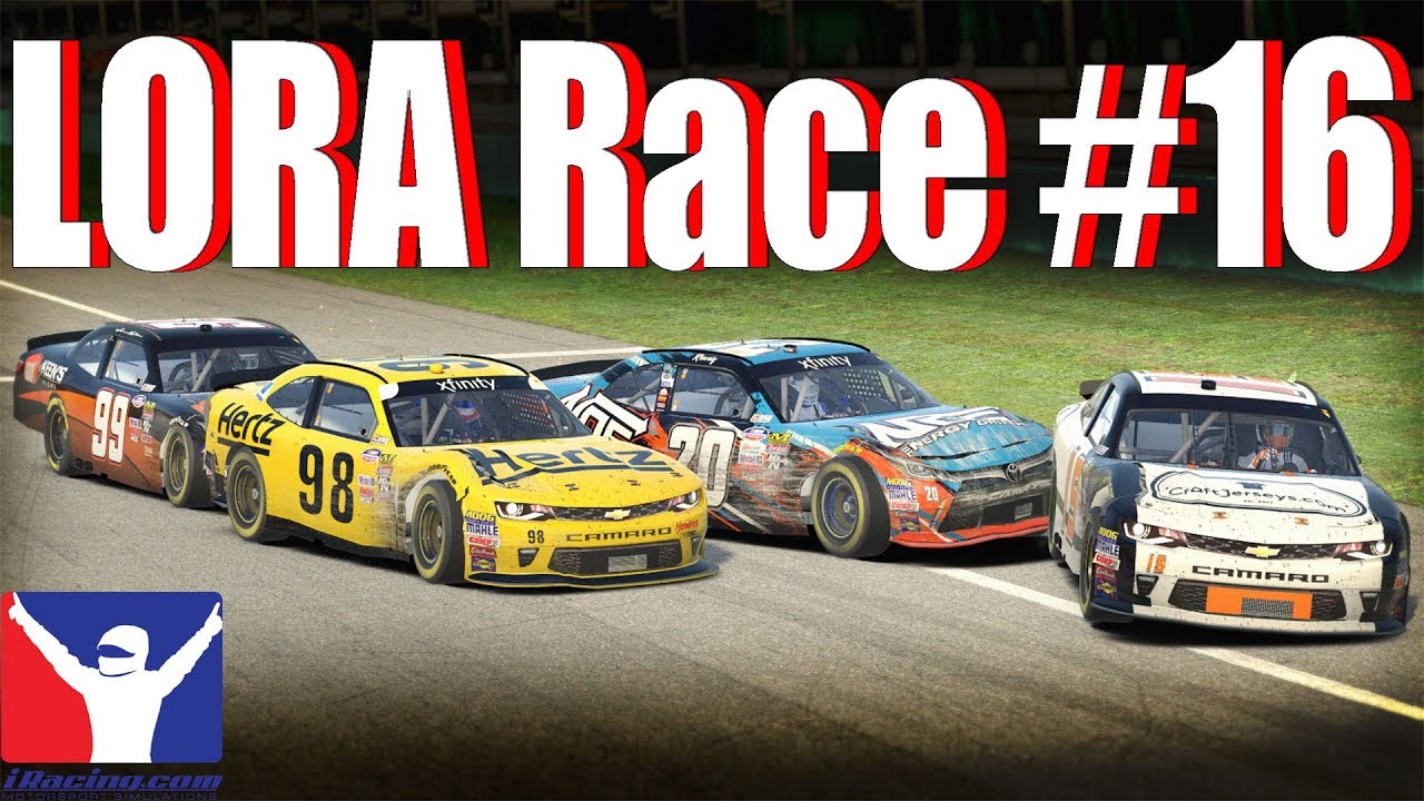 LORA Season 2 Race #16 | Xfinity Cars @ Homestead | iRacing - YouTube