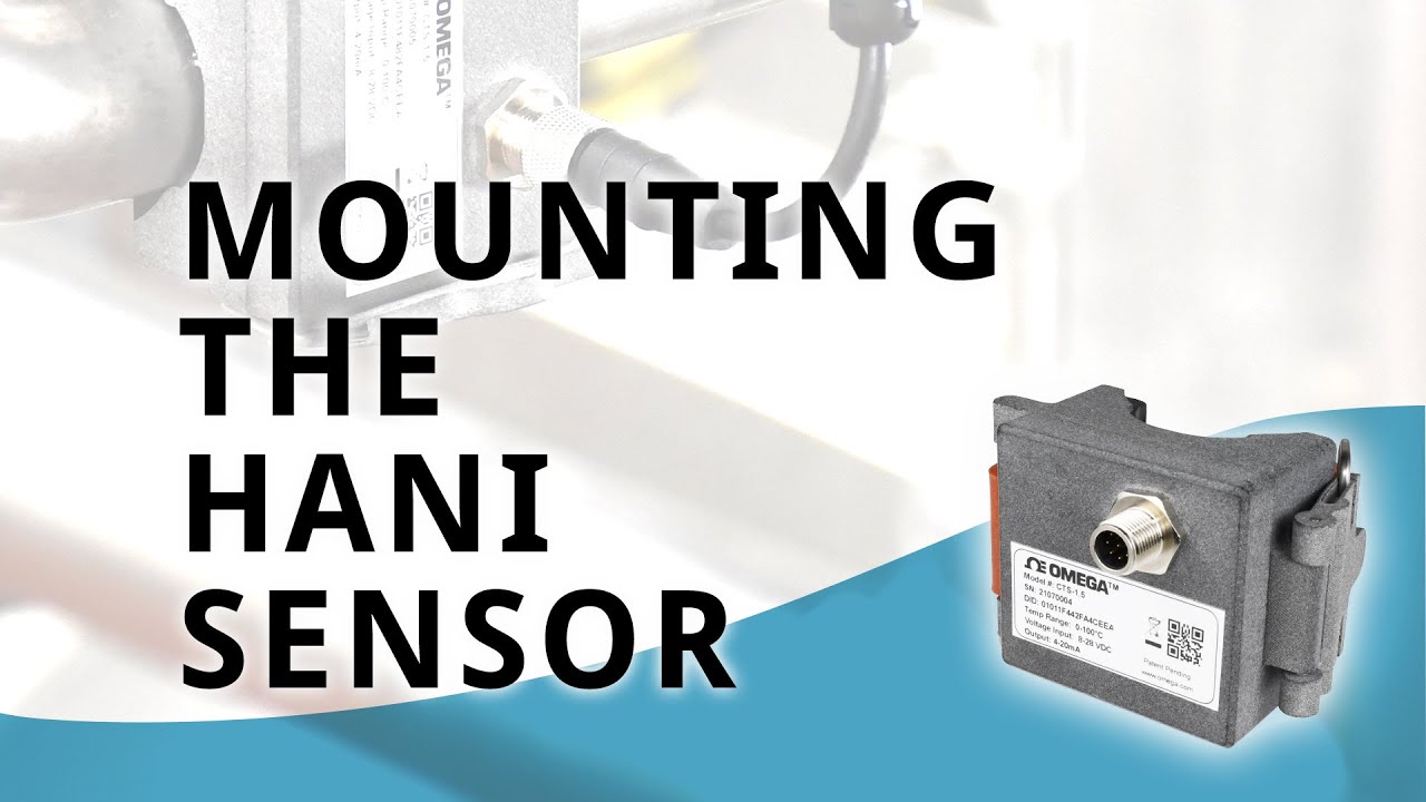 Mounting the Omega HANI Clamp Temperature Sensor - YouTube