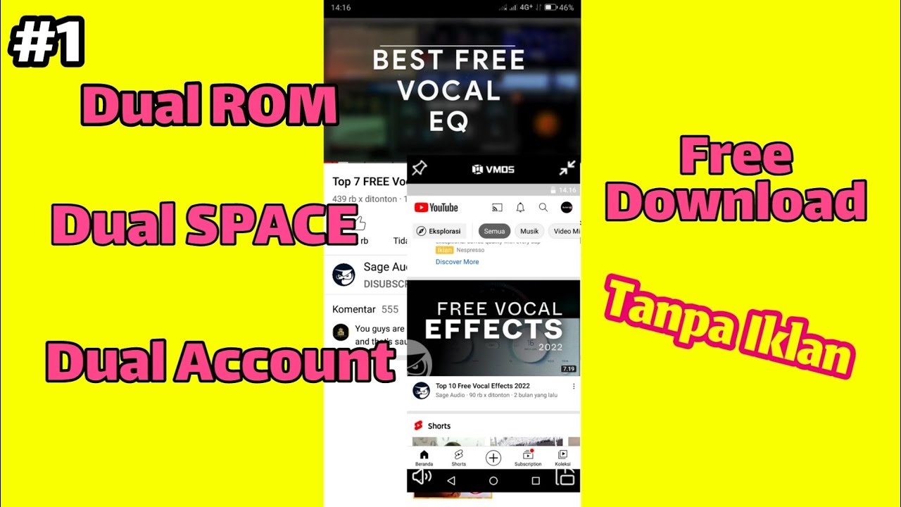 #1 CARA MENGINSTALL ROM/DUAL ROM/DUAL SPACE DI ANDROID (SERASA PUNYA 2 ...