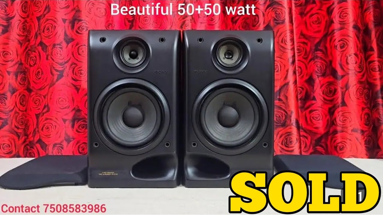 sony ss-h501 bookshelf speakers. price 4000. 7508583986 - YouTube