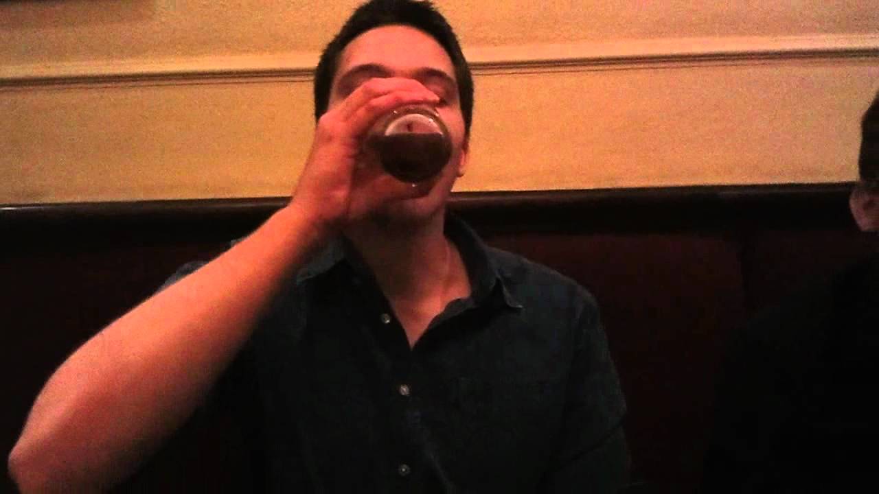 Downing a Pint - YouTube