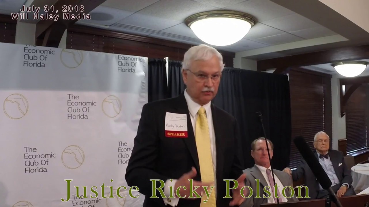 Justice Ricky Polston at Economic Club - YouTube
