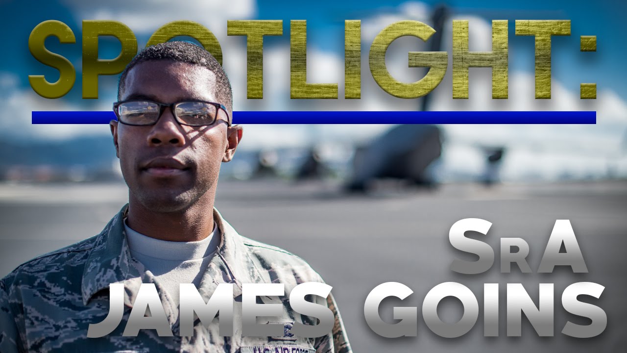 Airman Spotlight: SrA James Goins - YouTube