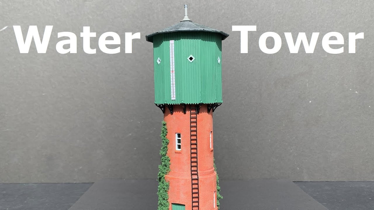 Water Tower from Heljan - Building and improving - YouTube
