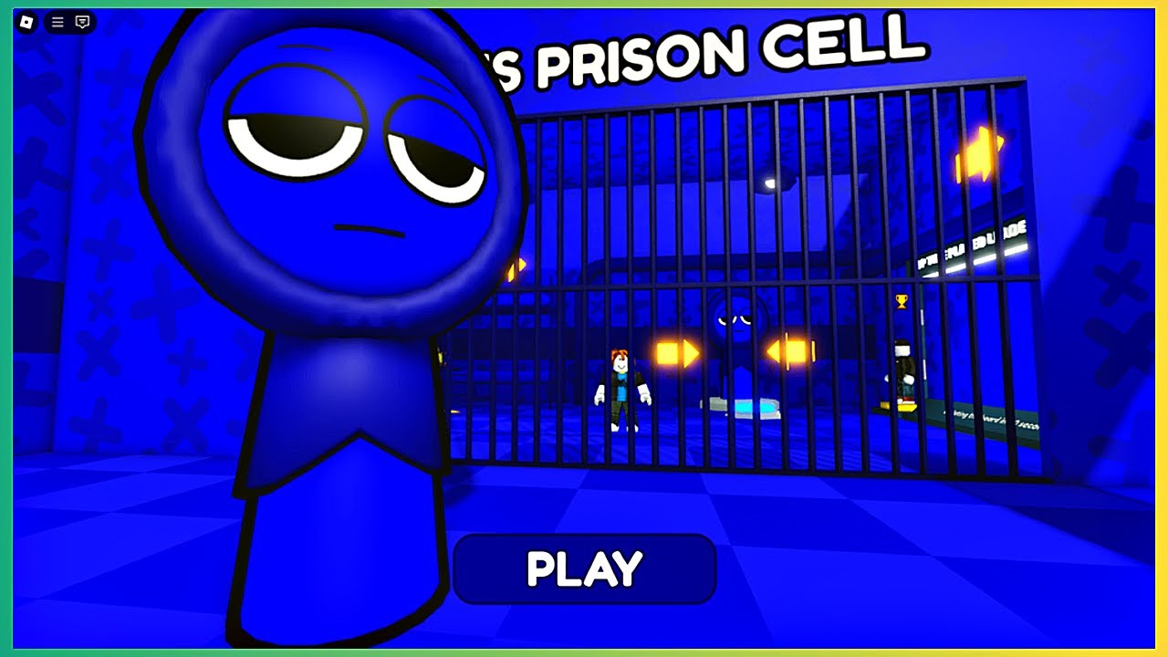 Blue Sprunki | PRISON RUN - YouTube
