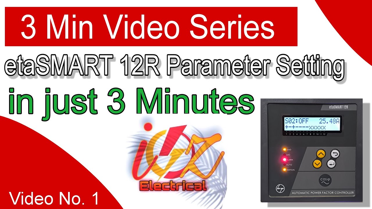 3 Min Video Series V-01 | etaSMART 12R Parameter Setting in just 3 ...