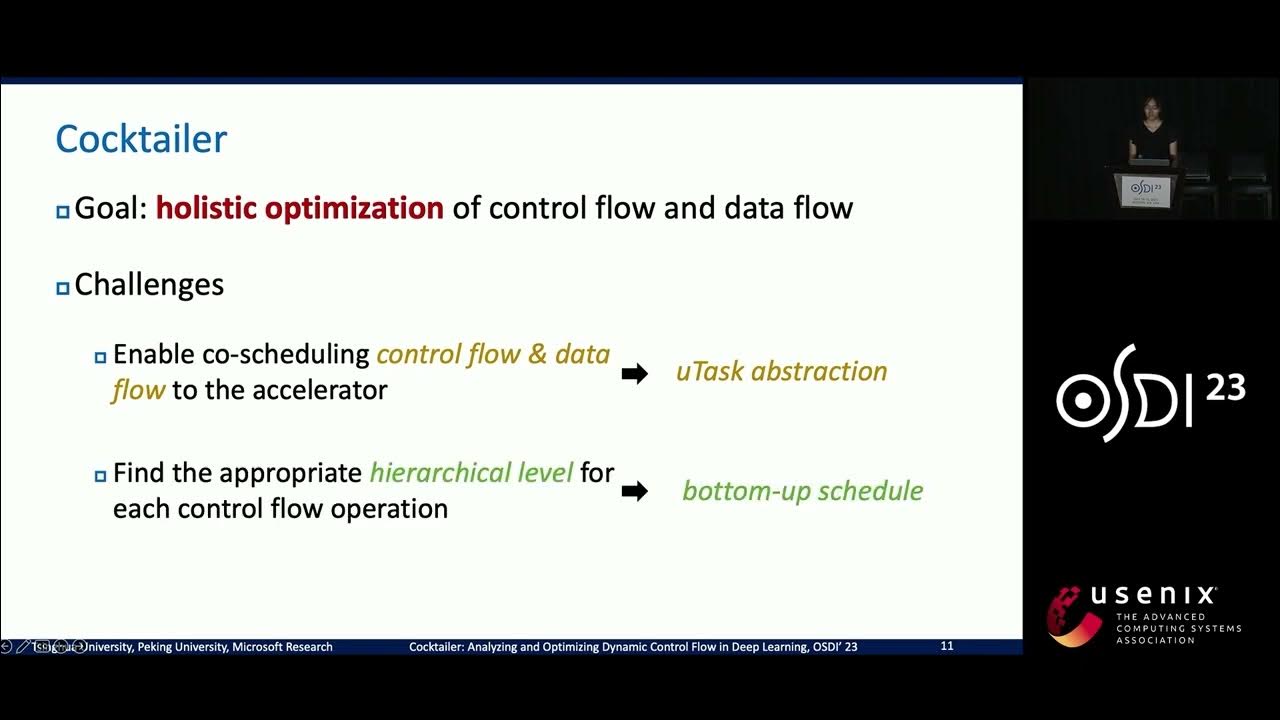 OSDI '23 - Cocktailer: Analyzing and Optimizing Dynamic Control Flow in Deep Learning - YouTube