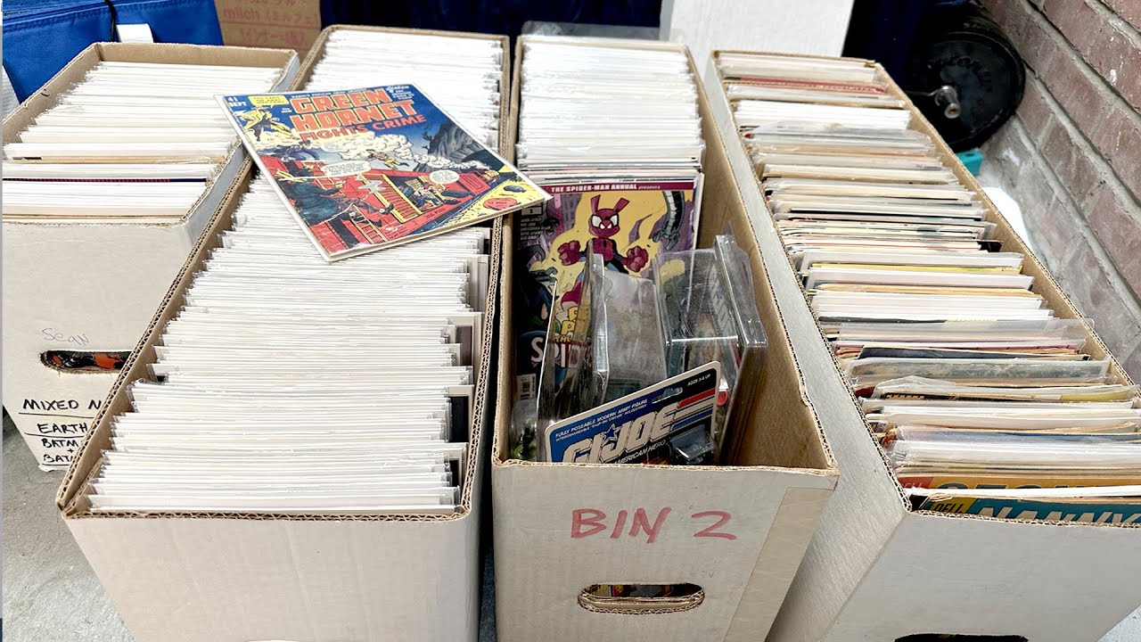 The Ultimate Comic Book Score: 4 Long Boxes Unboxed! - YouTube