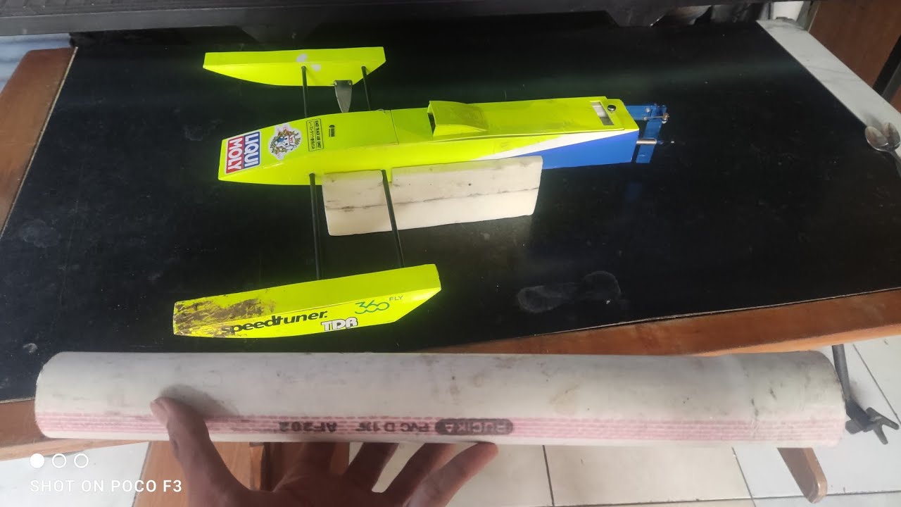 DIY Outrigger RC Boat From PVC Pipe - YouTube