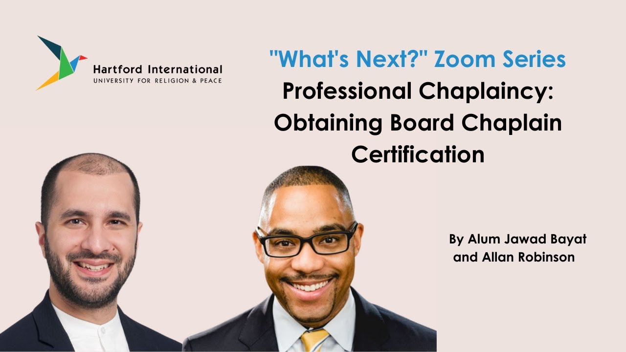 Chaplaincy Certification Meeting - YouTube