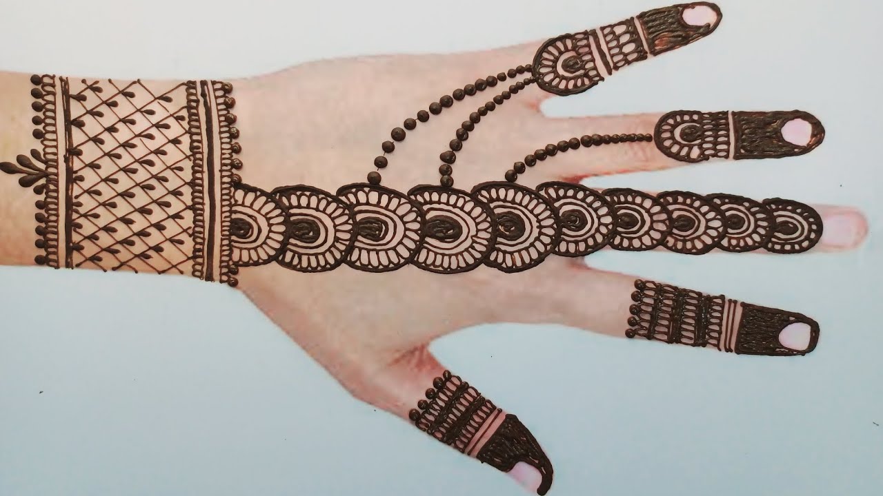 Latest Simple Mehndi ka design for hand| Stylish Mehndi designs | Easy ...