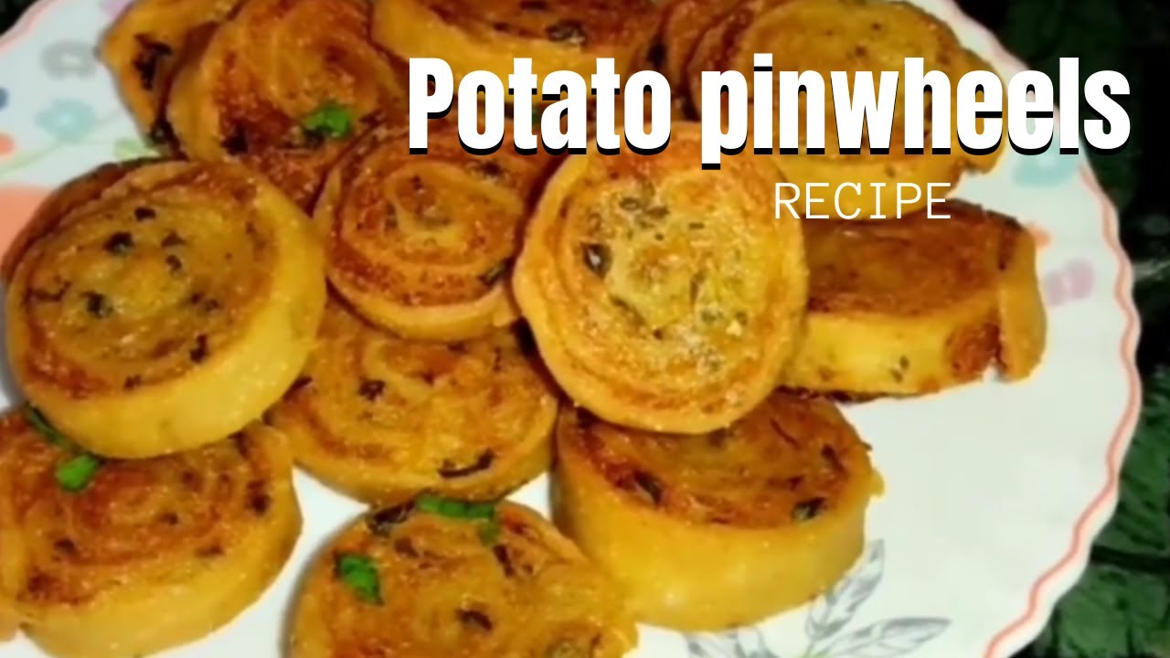 Potato snacks recipe । Tasty potato pinwheels recipe । पोटेटो पिनवील्स ...