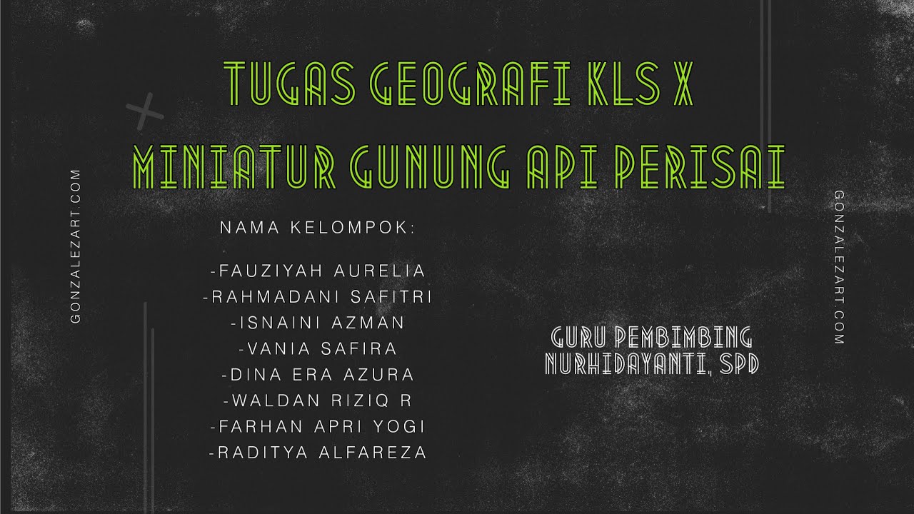 Tugas Geografi kls X Miniatur Gunung Merapi bentuk Perisai - YouTube