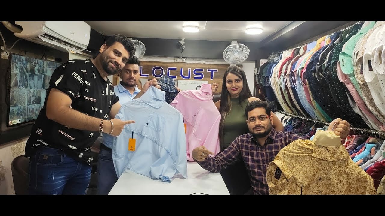 SHIRT MANUFACTURING OF LOCUST BRAND|Starts only at 400Rs|DELHI GANDHI ...