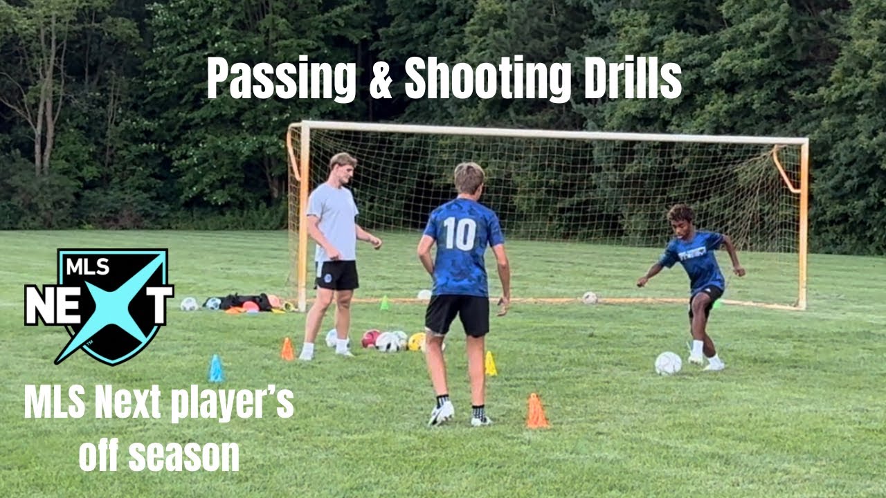 MLS Next player’s off season training | Passing & Shooting Drills plus ...