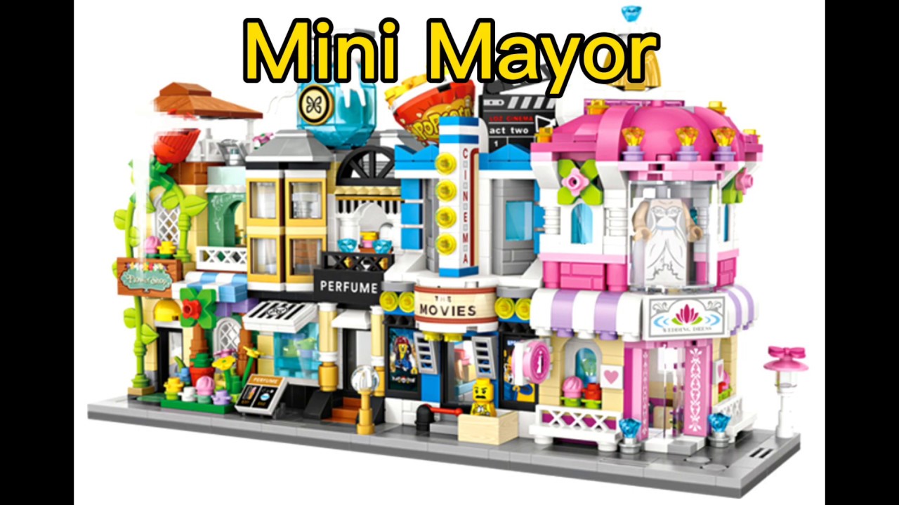 Toys Mini City Mini Shop Mini Mayor - YouTube