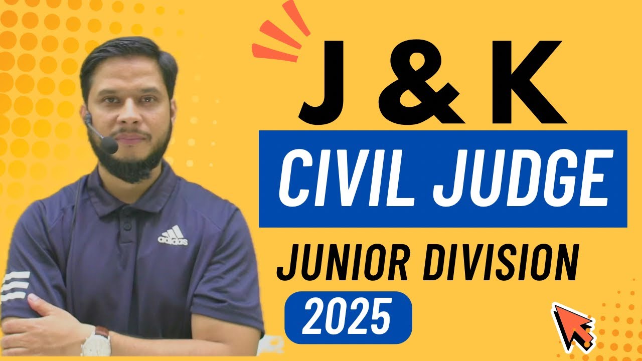 J&K Civil Judge Exam Preparation Strategy || Syllabus & Tips - YouTube