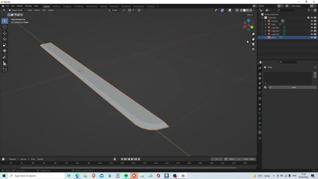 basic Katana blade blender - YouTube