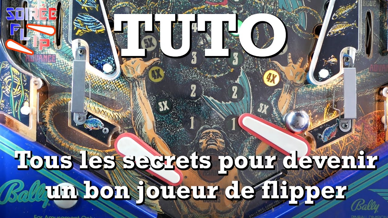 TUTO : Tous les secrets pour devenir un bon joueur de flipper - YouTube