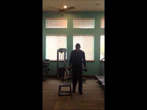 Total Body - Multiplanar Step Up To Balance, Curl, Press - YouTube