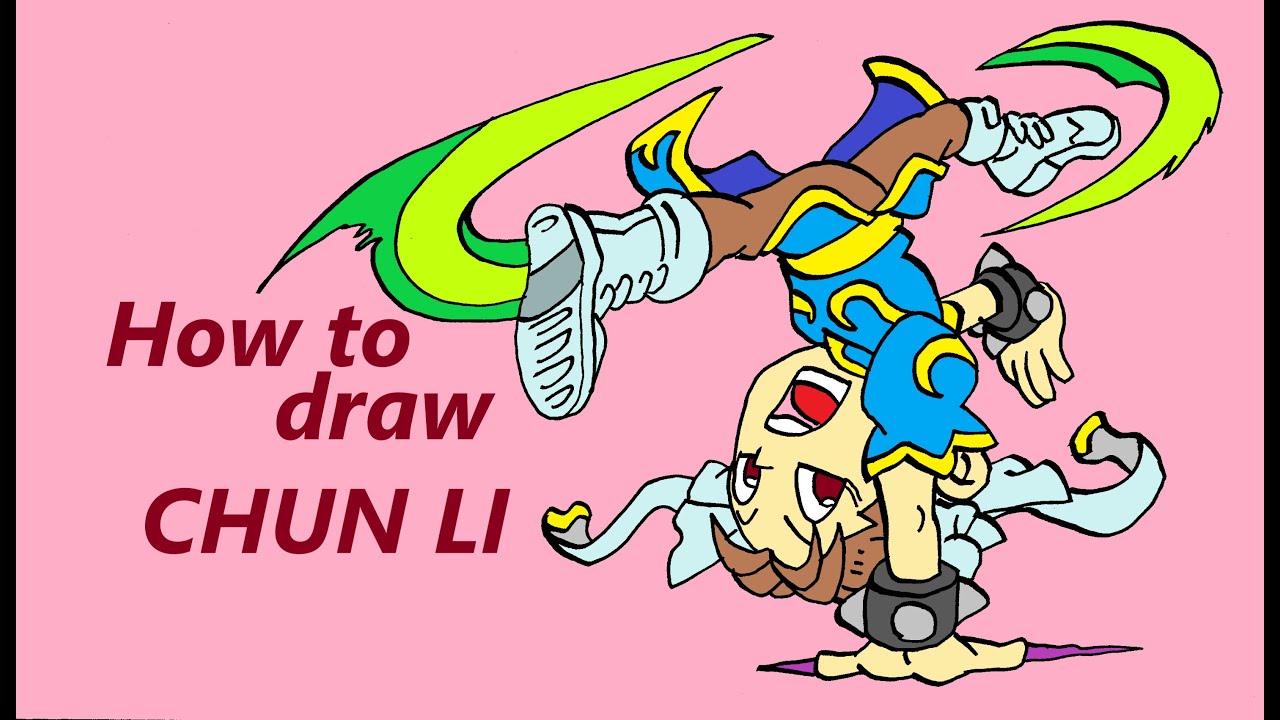 How to draw CHUN LI{street fighter] - YouTube