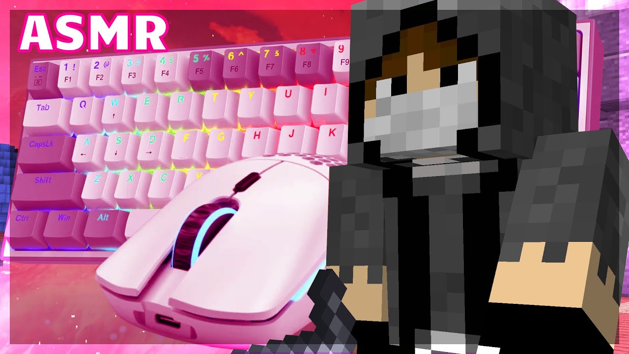 Keyboard + Mouse Sounds ASMR | Pika Network Bed Wars - YouTube