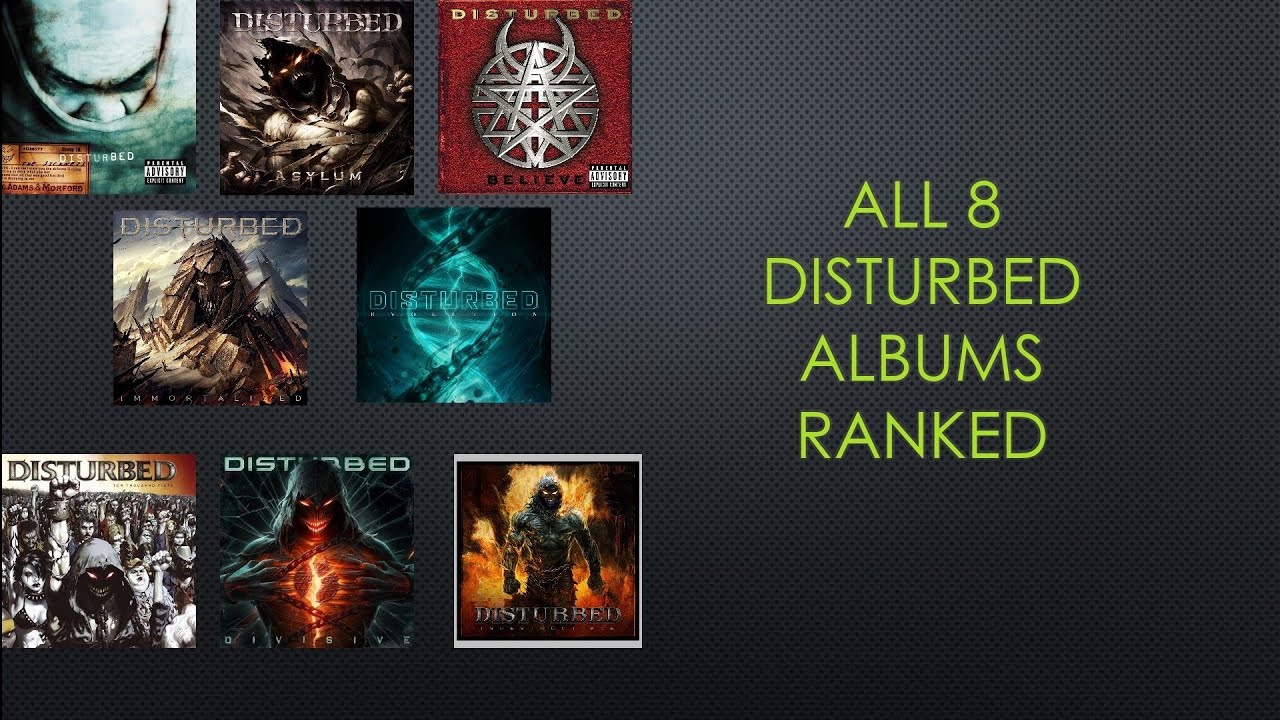 All 8 Disturbed Albums Ranked - YouTube