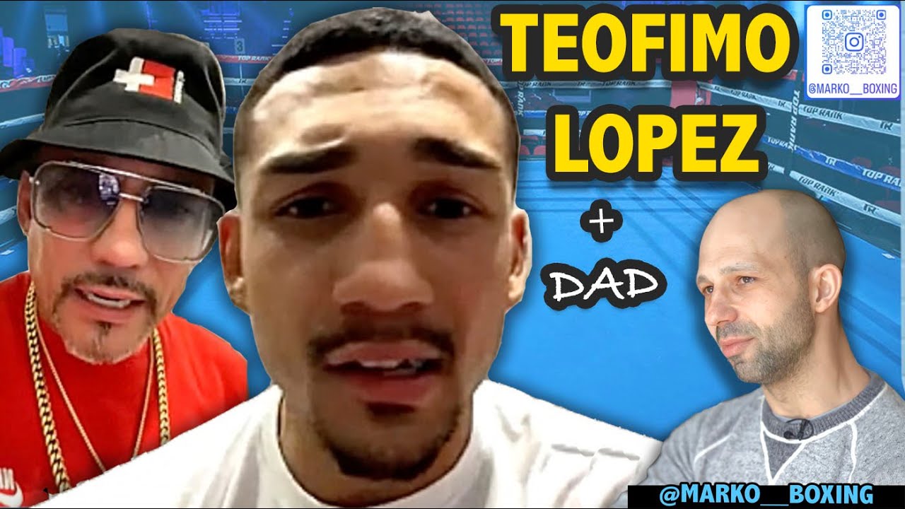 Teofimo Lopez INTERVIEW. Teo and his father talk Josh Taylor, Loma vs ...