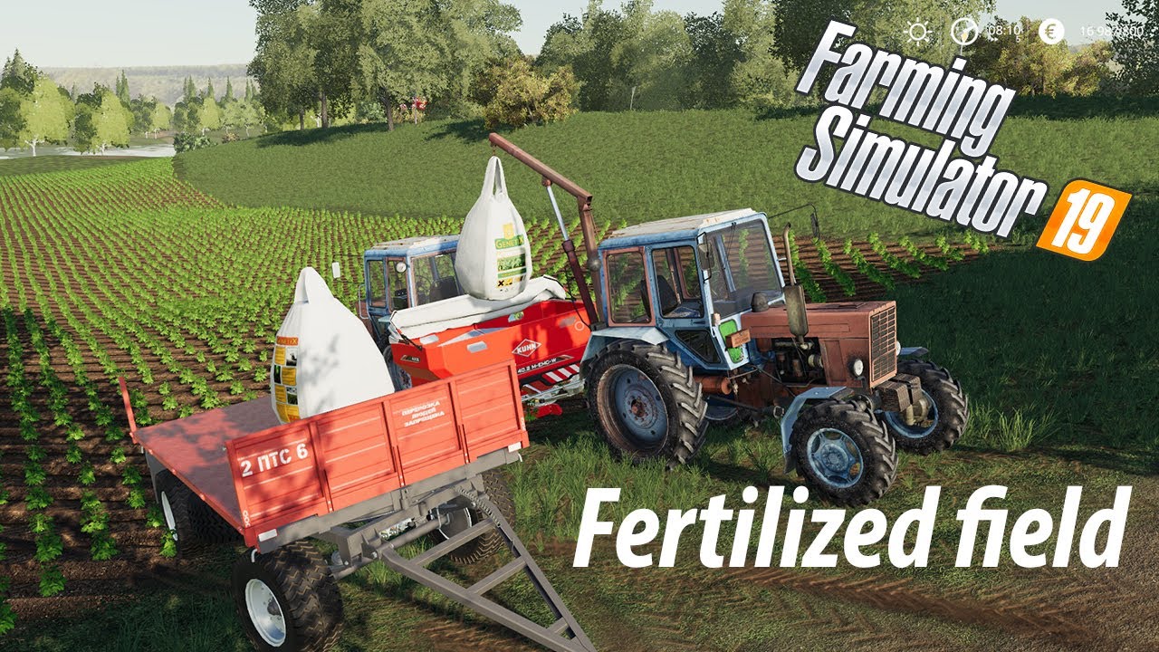 MODS FS19\FARMING SIMULATOR 19 "FERTILIZED FIELD" - YouTube