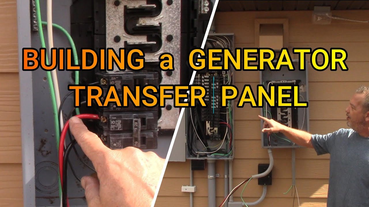 BUILDING A GENERATOR TRANSFER PANEL - YouTube