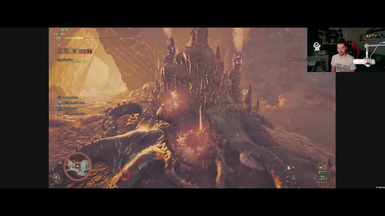Lava Octopus VS Monster Hunter Wilds | #allcaveman on #Twitch - YouTube