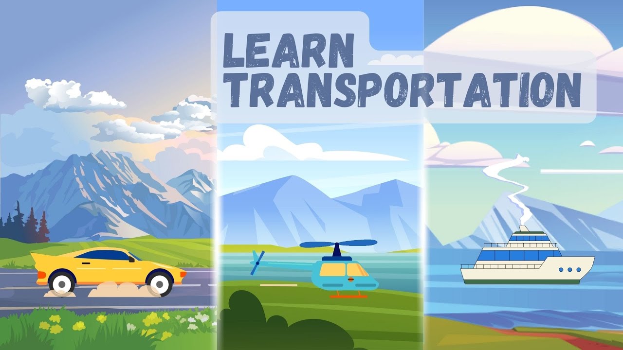 Learn transportation | Learn English | Learn vocabulary - YouTube