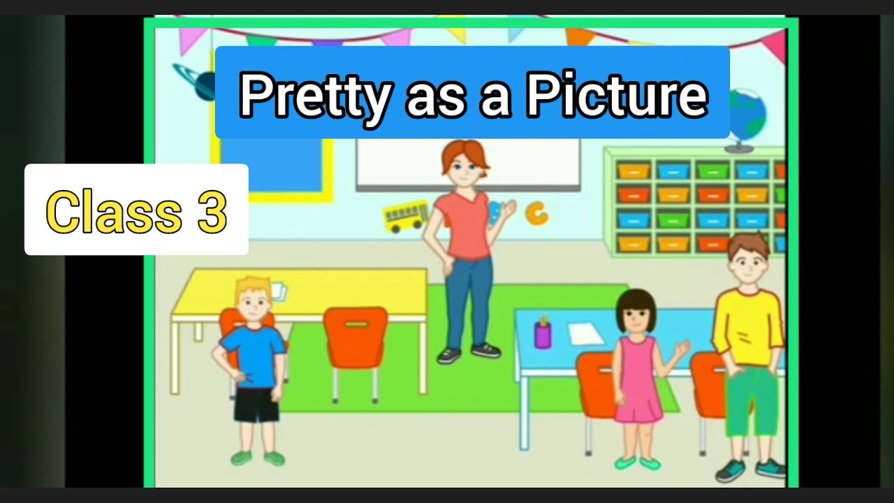 Lesson 10. Pretty as a Picture of class 3 English Balbharati - YouTube
