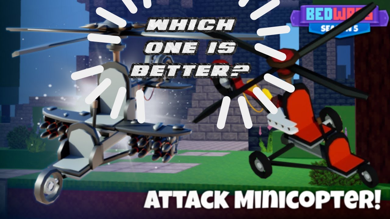 NEW ATTACK HELICOPTER is HORRIBLE in Bedwars - Roblox - YouTube