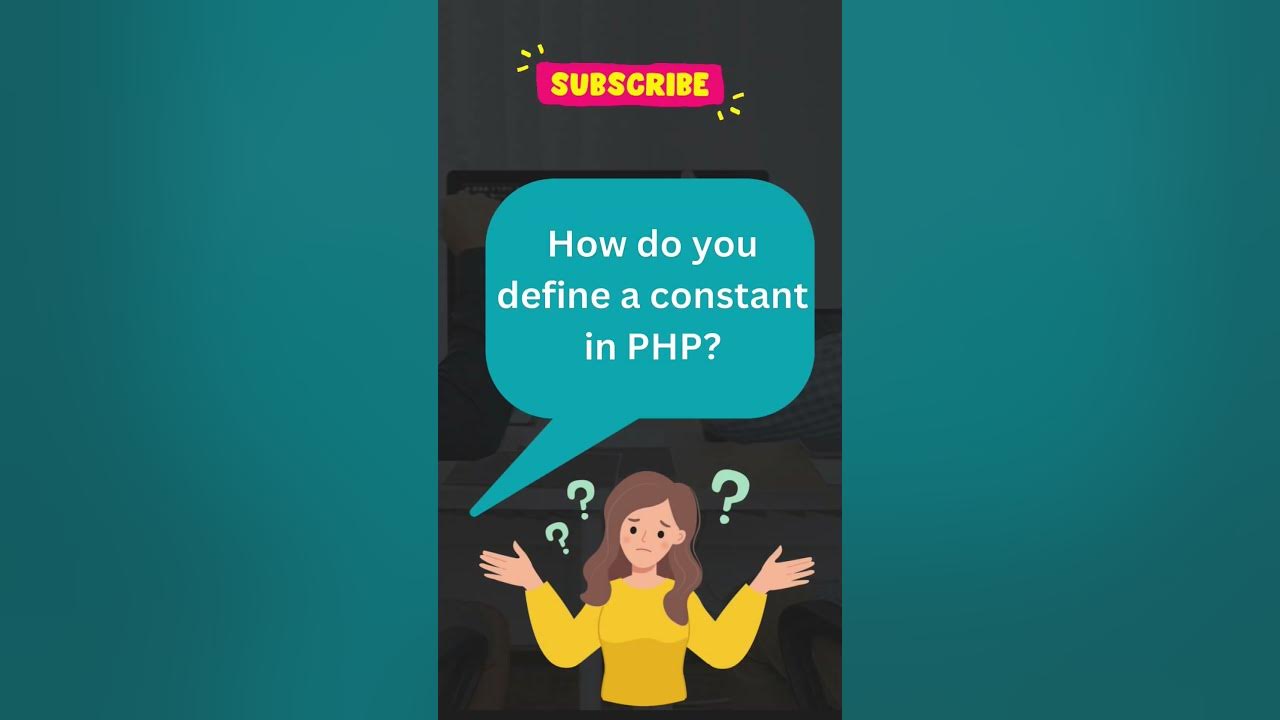 syntax for constant in php #php #interview #coding #question #jobinterview #programming - YouTube