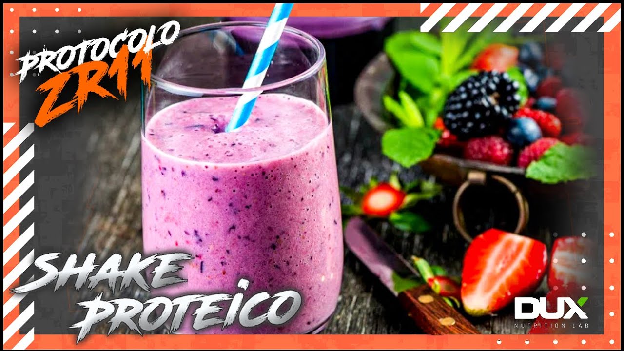 SHAKE PROTEICO DO PROTOCOLO ZR11 - YouTube