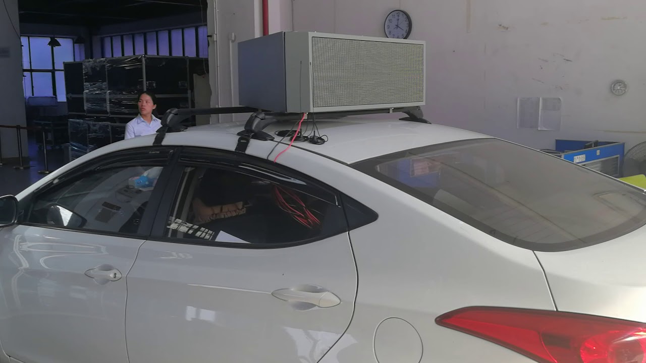 verifone taxi advertising Taxi rooftop LCD display - YouTube