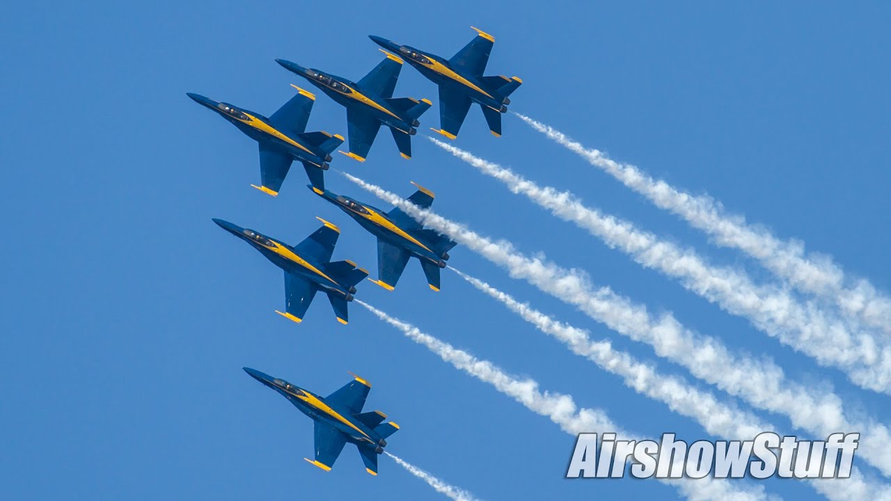 US Navy Blue Angels Over Downtown Cleveland - Cleveland National ...