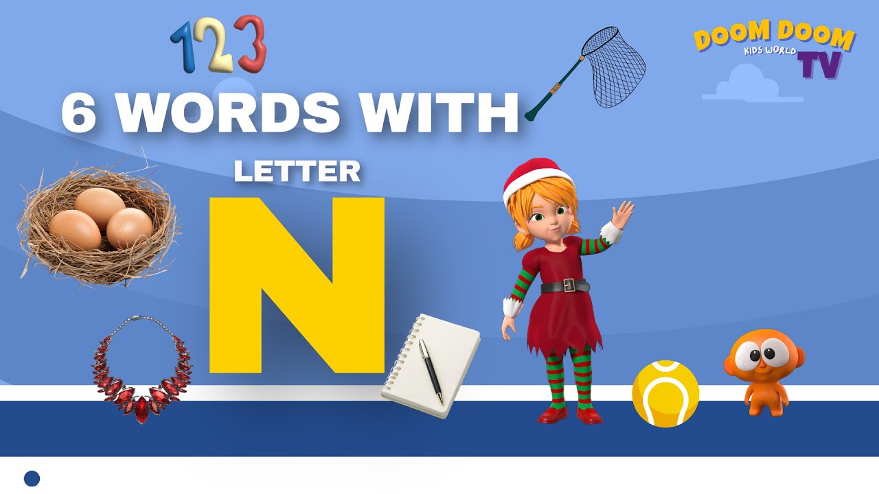 Letter N Words for kids | Words starting with N | letter N words | N ...