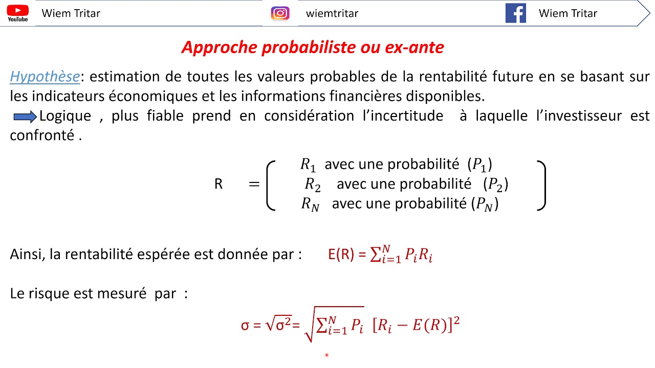 Comment déterminer le rendement et le risque d'une action? - YouTube
