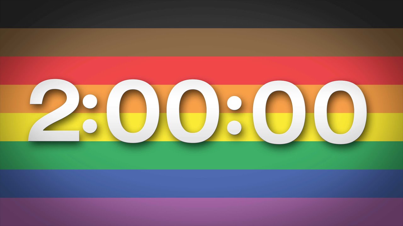 PRIDE 120 MIN TIMER WITH ALARM - YouTube
