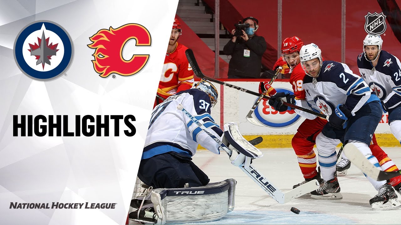Jets @ Flames 3/29/21 | NHL Highlights - YouTube