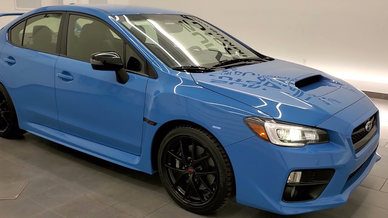 2016 SUBARU WRX STI SERIES HYPER BLUE WALK AROUND REVIEW 11683ZA SOLD ...