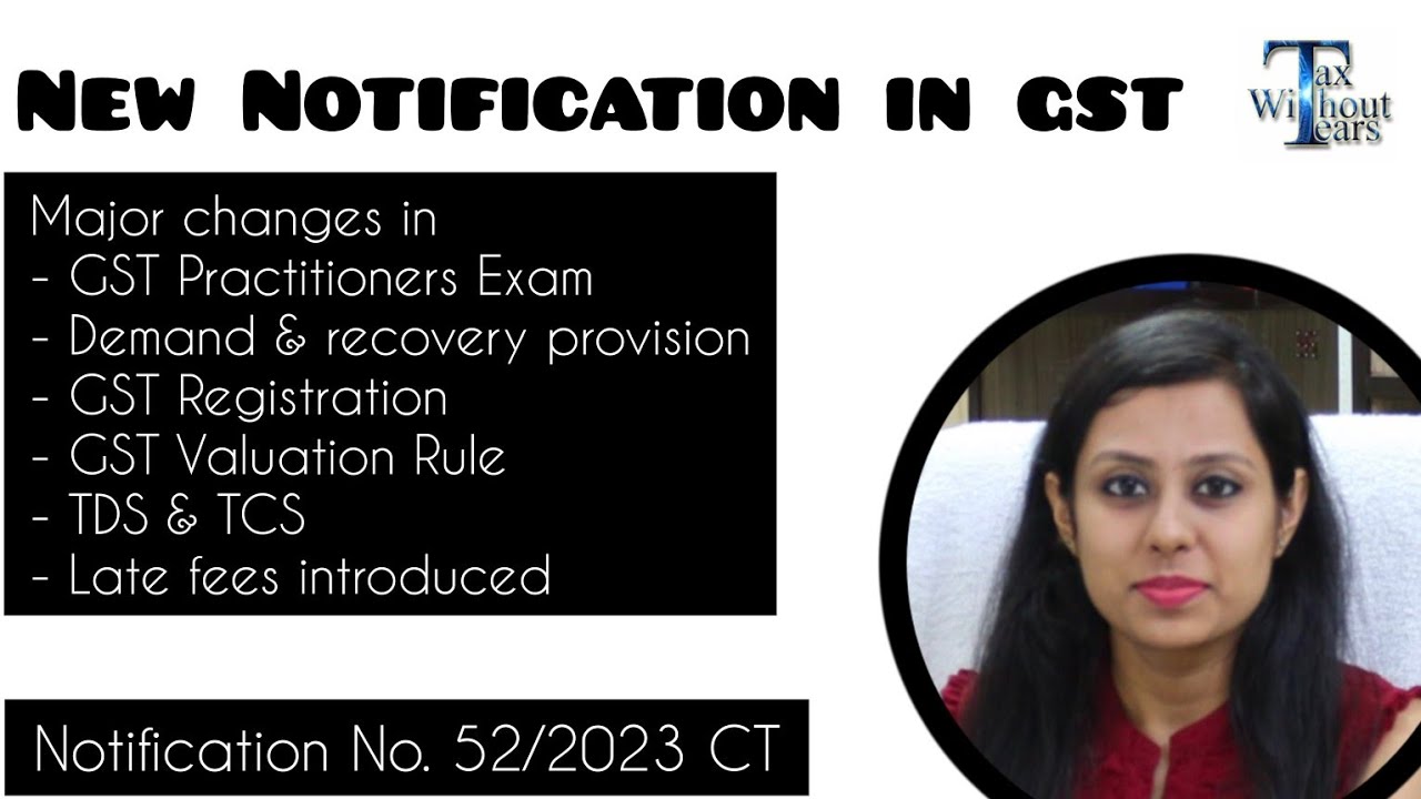 Big change in GST Practitioner Exam| New GST Late fees introduced ...