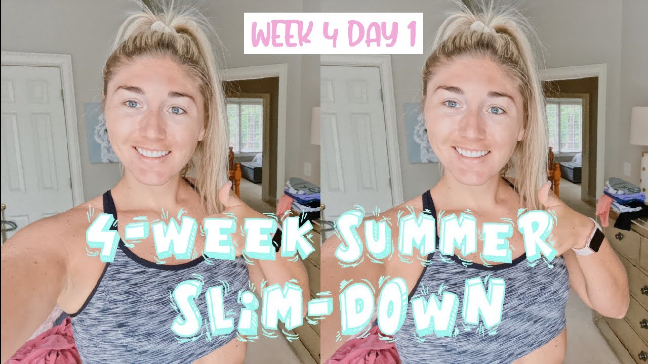 4-WEEK SUMMER SLIM-DOWN | Week 4 Day 1 - YouTube