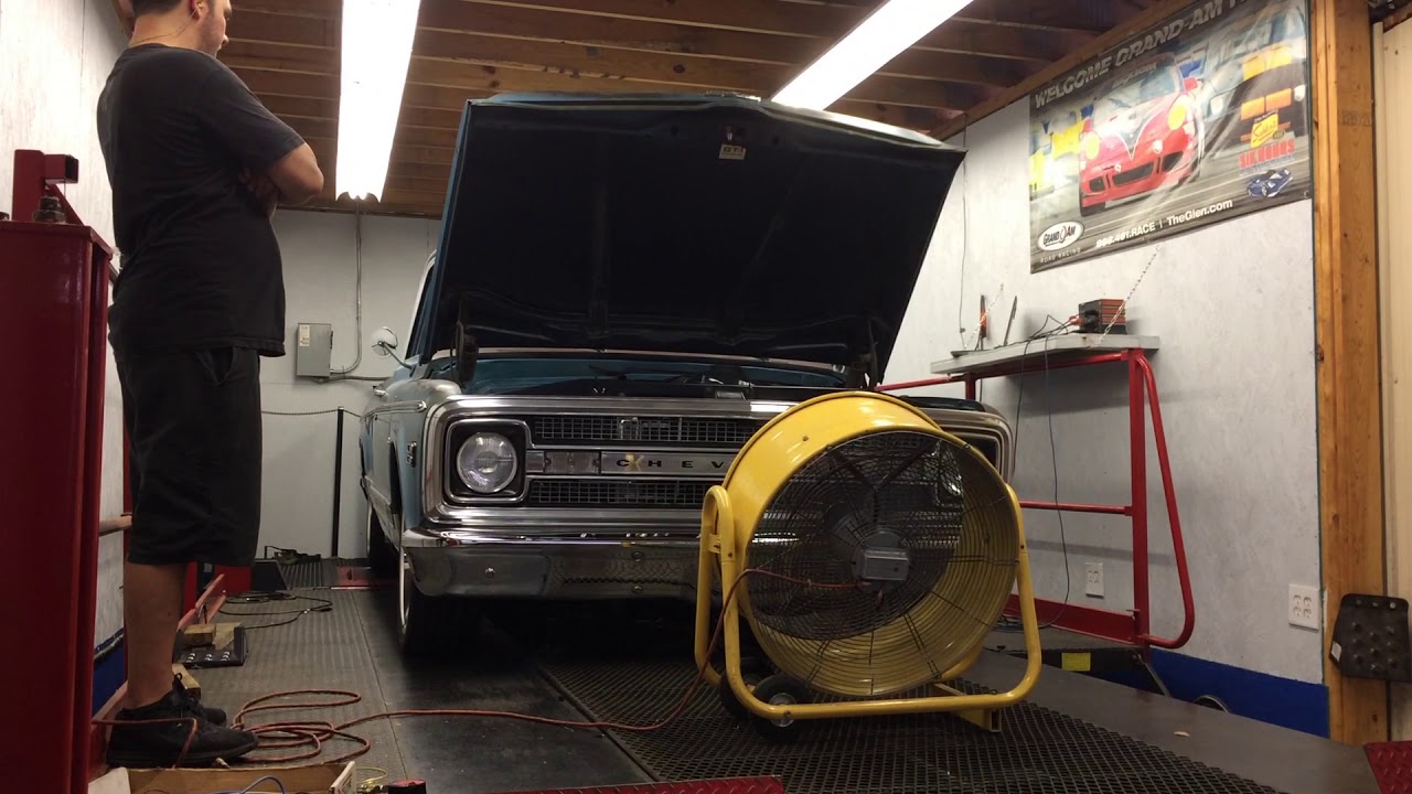 1970 LSX C10 on chassis dyno - YouTube