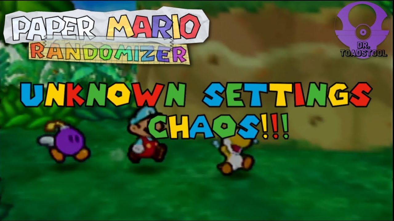 Paper Mario Randomizer: Unknown Settings Chaos!!! - YouTube