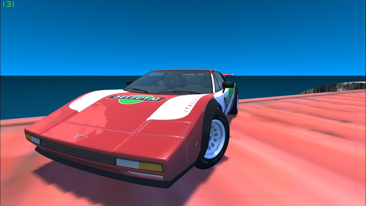 BeamNG drive - FERRARI GT VS CONTAINER. - YouTube